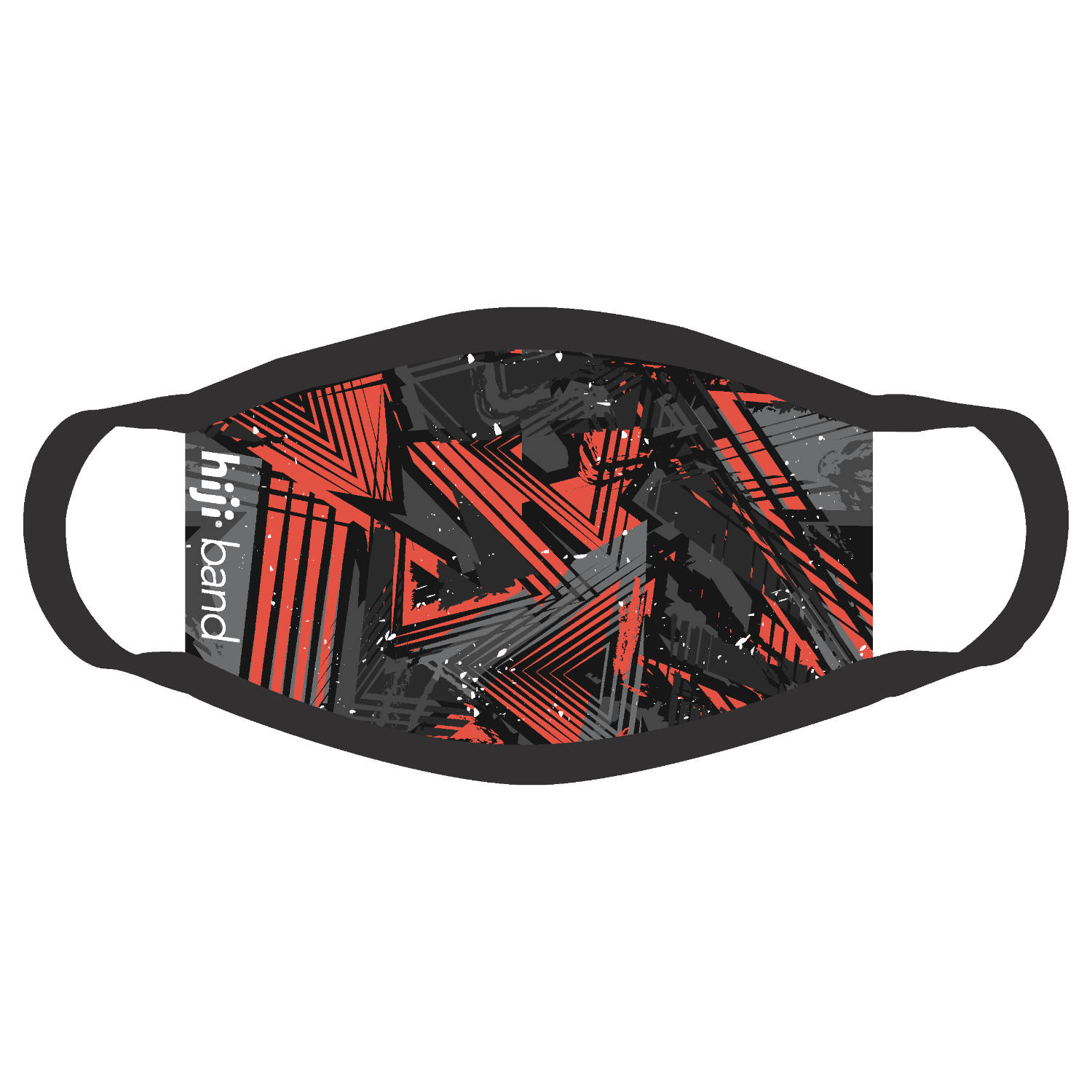 Red-Black Ziggy hiji®Mask - HijiBand